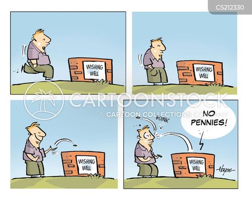 Pennies Cartoons and Comics - funny pictures from CartoonStock