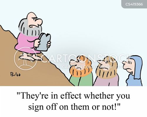 Sign Off Cartoons and Comics - funny pictures from CartoonStock