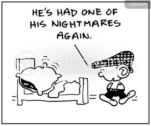 Nightmare Disorder Cartoons and Comics - funny pictures from CartoonStock