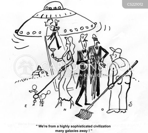 Invaded By Aliens Cartoons and Comics - funny pictures from CartoonStock