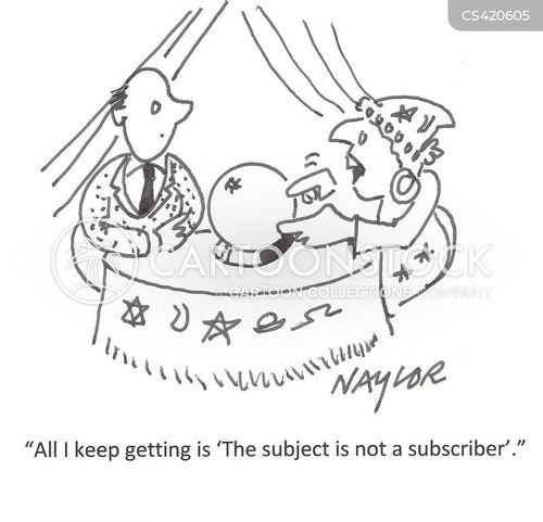 Subscriber Cartoons and Comics - funny pictures from CartoonStock