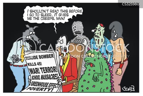 Scary Man Cartoons and Comics - funny pictures from CartoonStock