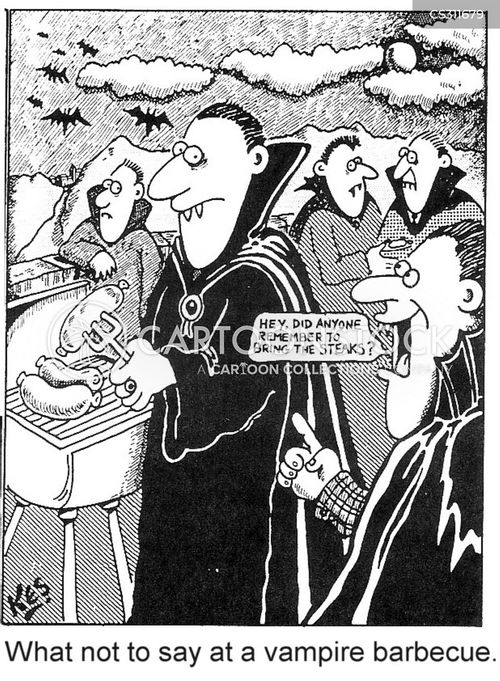 Vampire Slayer Cartoons and Comics - funny pictures from CartoonStock