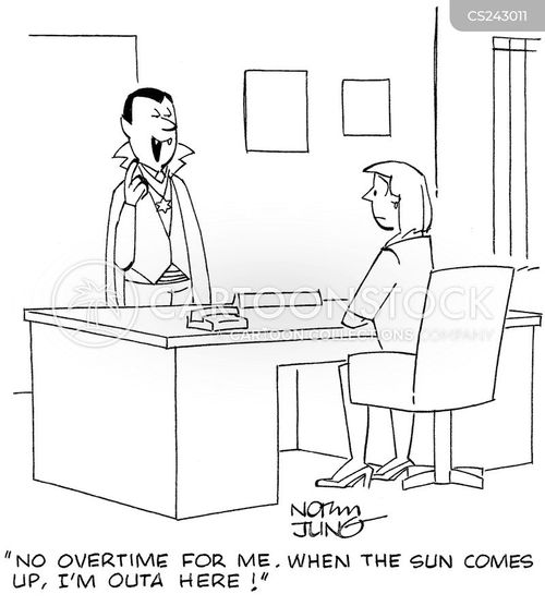 Night Shift Cartoons and Comics - funny pictures from CartoonStock