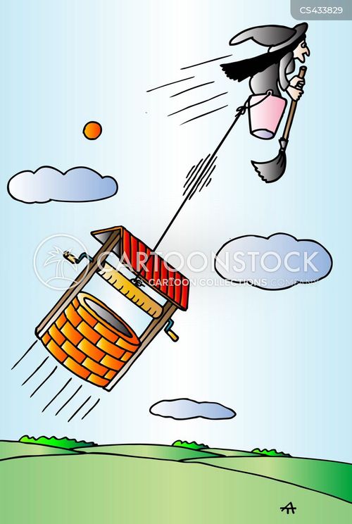 Magic Well Cartoons and Comics - funny pictures from CartoonStock