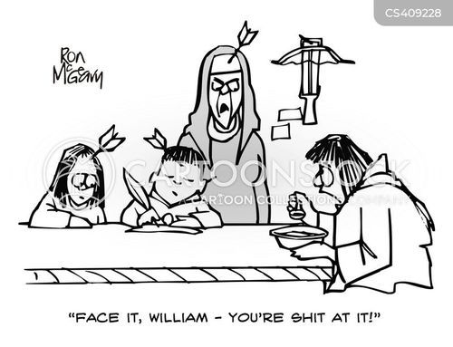 Crossbow Cartoons and Comics - funny pictures from CartoonStock