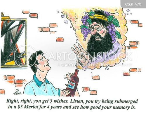 Stemless Wine Glass Cartoons and Comics - funny pictures from CartoonStock