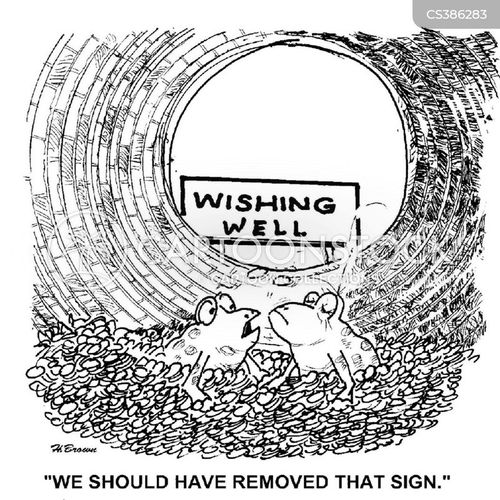 Magic Well Cartoons and Comics - funny pictures from CartoonStock