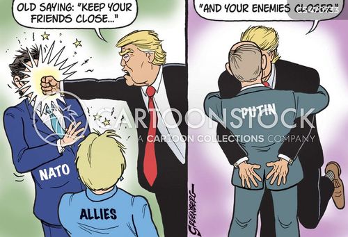 Strategic Allies Cartoons and Comics - funny pictures from CartoonStock