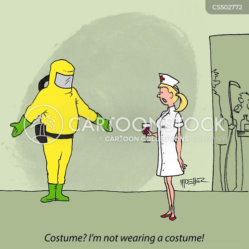 Hazard Suit Cartoons and Comics - funny pictures from CartoonStock