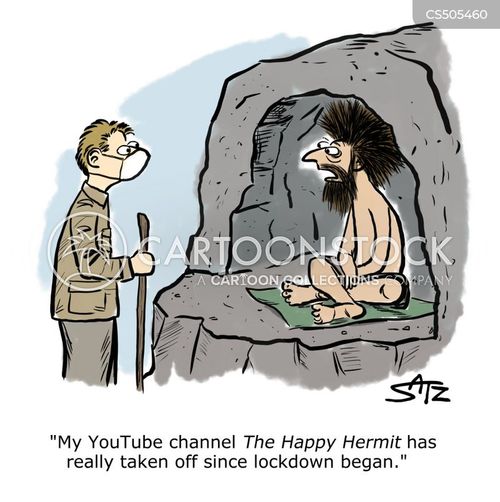 Hermit Cartoons and Comics - funny pictures from CartoonStock