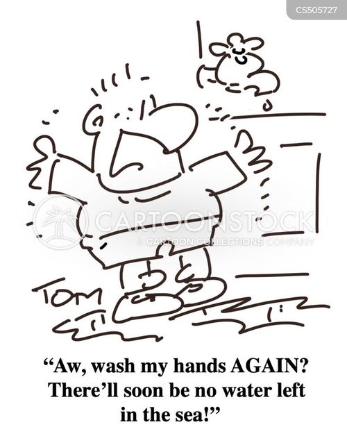 Washing Hands Cartoons and Comics - funny pictures from CartoonStock