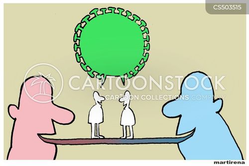 Opposing Viewpoints Cartoons and Comics - funny pictures from CartoonStock