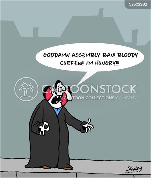 Curfew Cartoons and Comics - funny pictures from CartoonStock