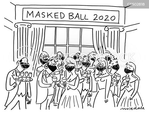 Masked Balls Cartoons and Comics - funny pictures from CartoonStock