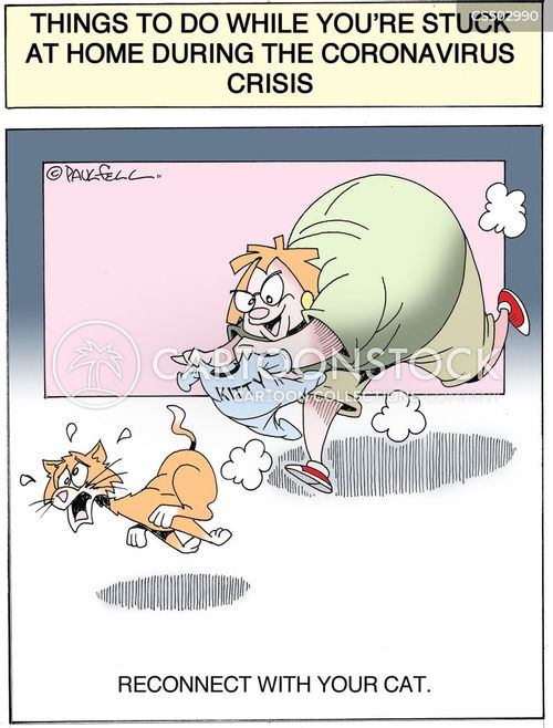 Stuck At Home Cartoons and Comics - funny pictures from CartoonStock