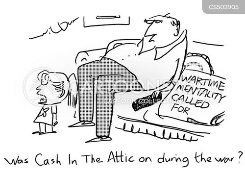 Wartime Mentality Cartoons and Comics - funny pictures from CartoonStock