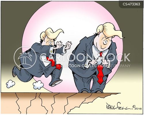 Political Cliff Edge Cartoons and Comics - funny pictures from CartoonStock