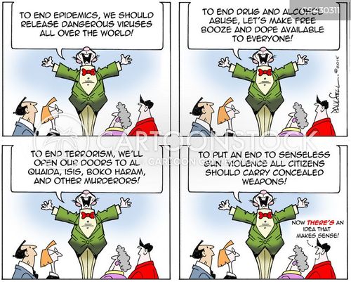 Concealed Firearms Cartoons and Comics - funny pictures from CartoonStock