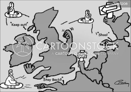 Uk Border Control Cartoons and Comics - funny pictures from CartoonStock