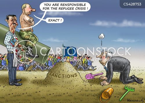 Eu Sanctions Cartoons and Comics - funny pictures from CartoonStock