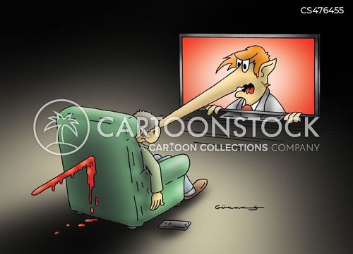 Lying Fake News Cartoons and Comics - funny pictures from CartoonStock