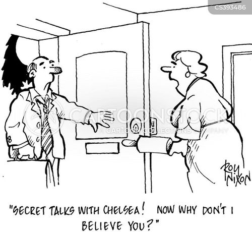 Revealed Secret Cartoons and Comics - funny pictures from CartoonStock