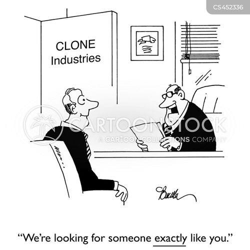Cloned Cartoons and Comics - funny pictures from CartoonStock