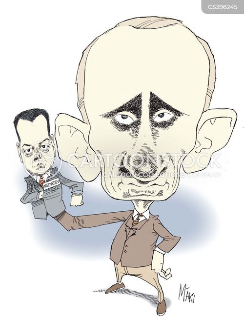 Dmitry Medvedev Cartoons and Comics - funny pictures from CartoonStock