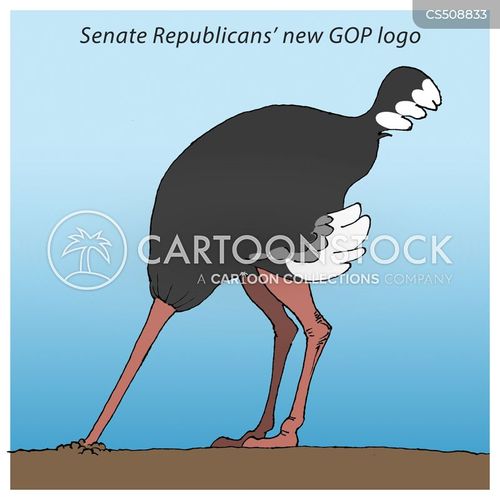 Gop Logo Cartoons and Comics - funny pictures from CartoonStock