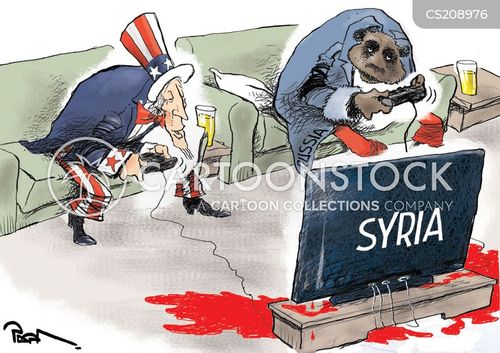 Syrian Civil War News and Political Cartoons