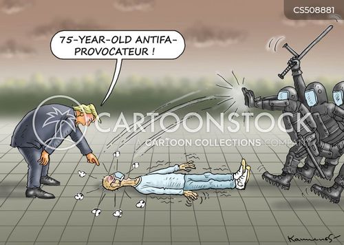 Antifa Cartoons and Comics - funny pictures from CartoonStock