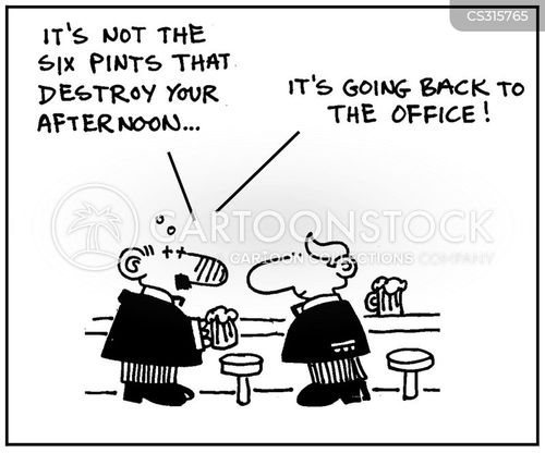 Drunk On The Job Cartoons and Comics - funny pictures from CartoonStock