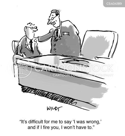 Unfair Dismissal Cartoons and Comics - funny pictures from CartoonStock