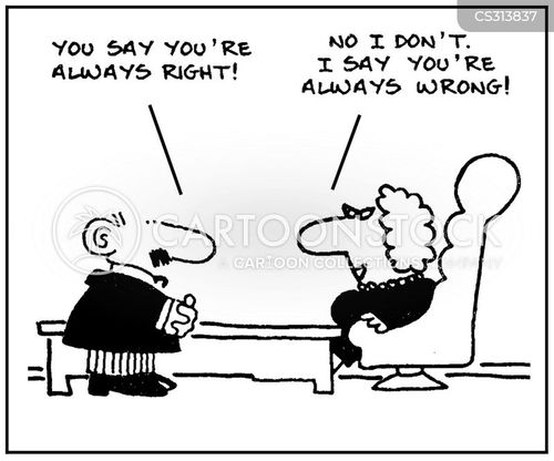 Opposing Views Cartoons and Comics - funny pictures from CartoonStock