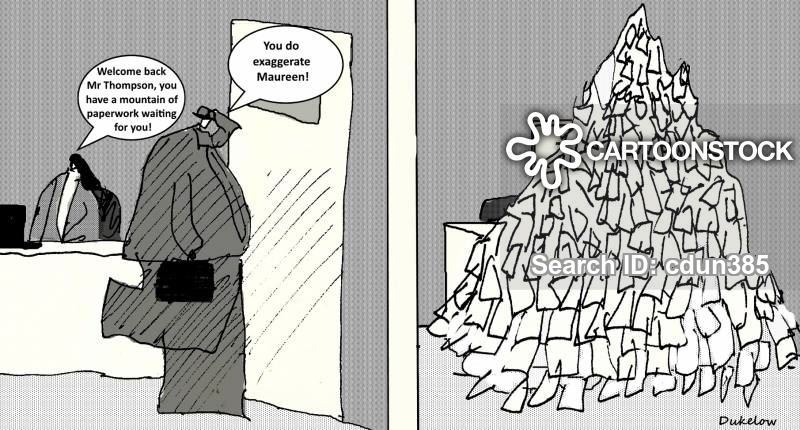 Backlog Cartoons and Comics - funny pictures from CartoonStock