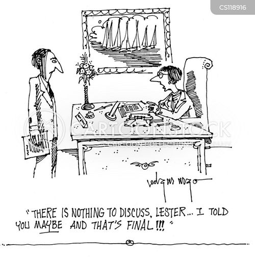 Maybe Cartoons and Comics - funny pictures from CartoonStock