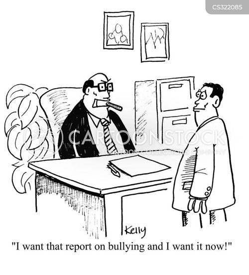 Boss afraid of office bully - dudelery