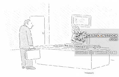 Busy Receptionist Cartoon
