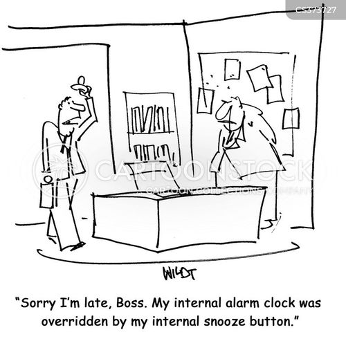 Snooze Button Cartoons and Comics - funny pictures from CartoonStock