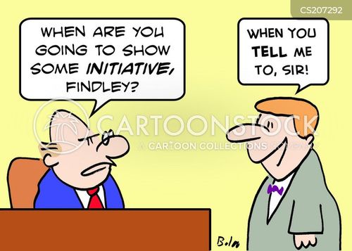Initiatives Cartoons and Comics - funny pictures from CartoonStock