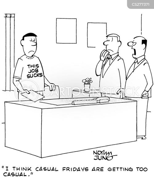 Casual Attire Cartoons and Comics - funny pictures from CartoonStock