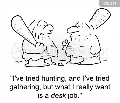 Hunter Gather Cartoons and Comics - funny pictures from CartoonStock