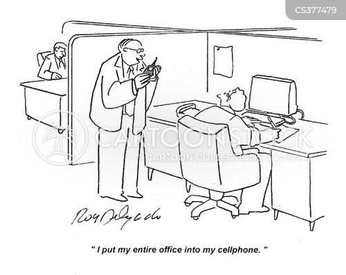 Office Telecoms Cartoons and Comics - funny pictures from CartoonStock