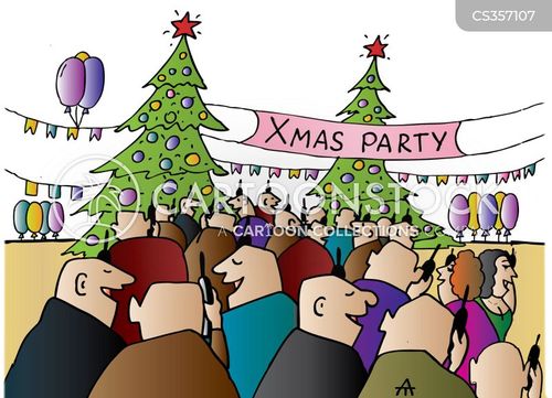 Xmas Party Cartoons and Comics - funny pictures from CartoonStock