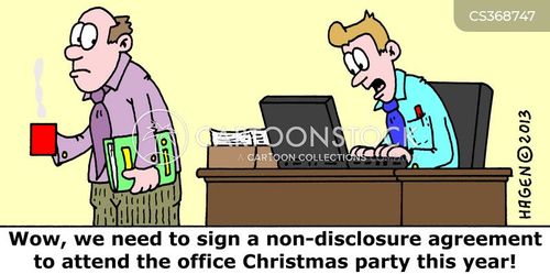 Non-disclosure Cartoons and Comics - funny pictures from CartoonStock