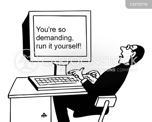 Computer Error Cartoons and Comics - funny pictures from CartoonStock