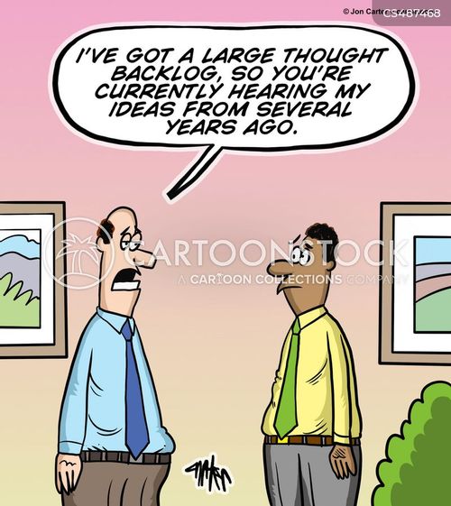 Backlog Cartoons and Comics - funny pictures from CartoonStock