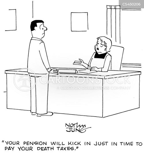 Estate Taxes Cartoons and Comics - funny pictures from CartoonStock
