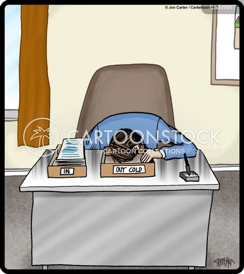 Desk Trays Cartoons and Comics - funny pictures from CartoonStock